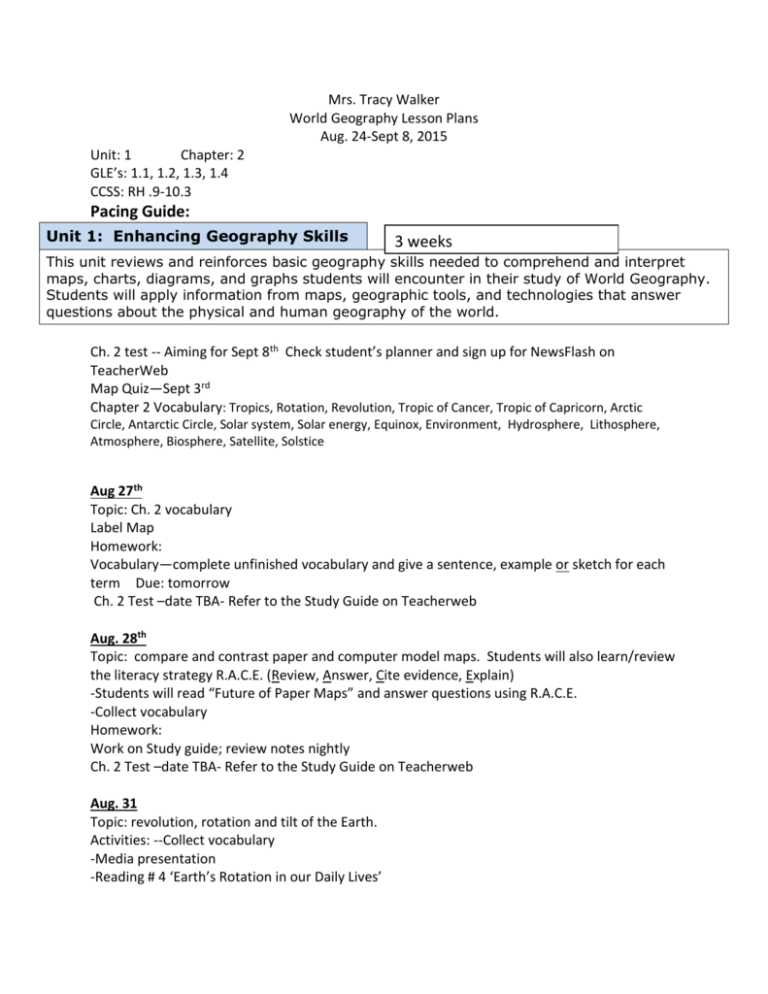 Ch. 2 Earth in Space