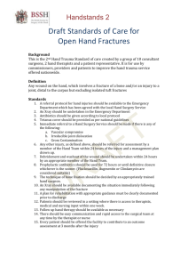 Open Fractures Management and Classification