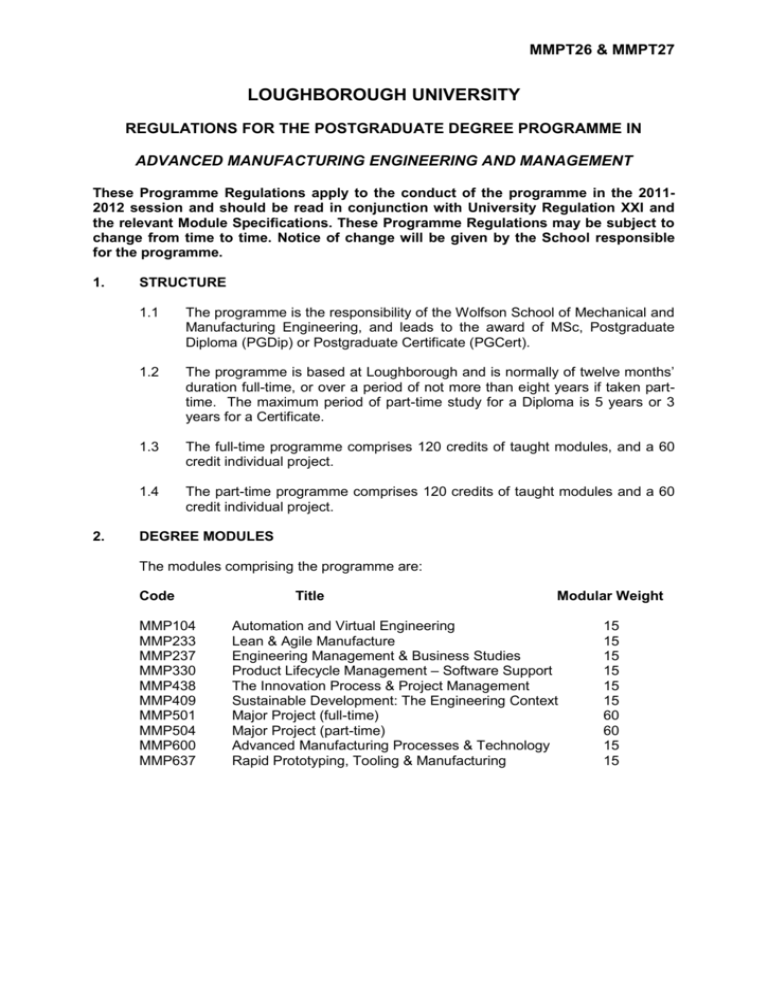 Advanced Manufacturing Engineering and Management