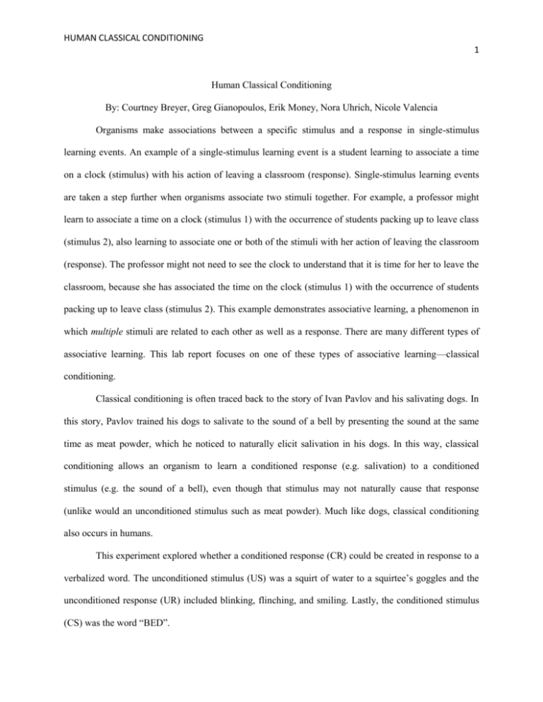 Sample Lab Paper