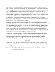 Restrictive Physical Intervention for Schools and Children