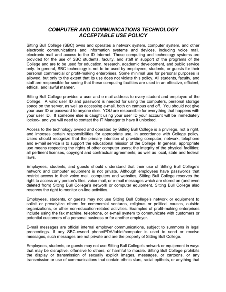 computer and communications technology