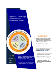IPE Models and Theories