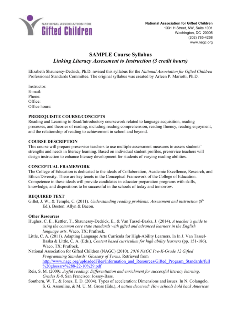 Linking Literacy Assessment to Instruction