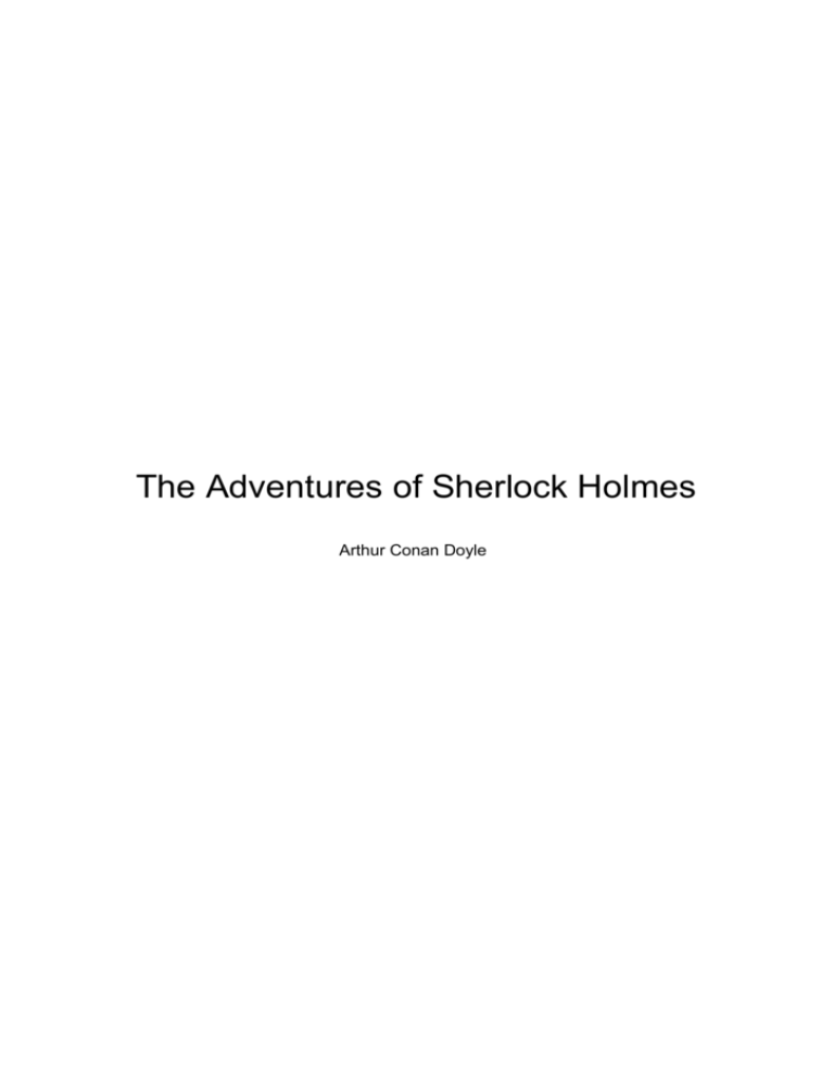 Adventure Shelock Holmes