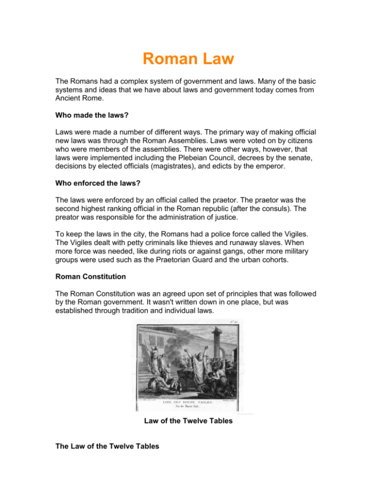 Roman Law