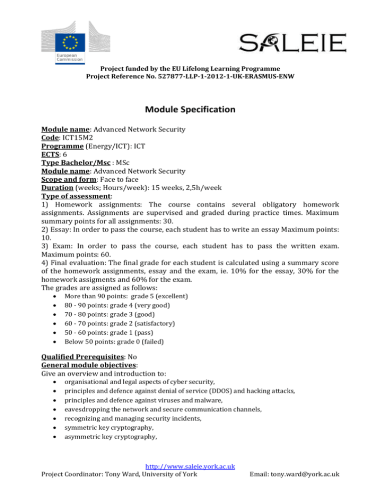 Module Specification