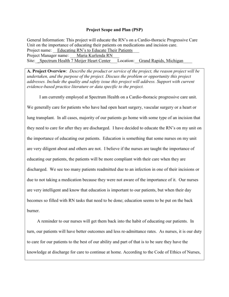 Interdisciplinary Team Project Plan