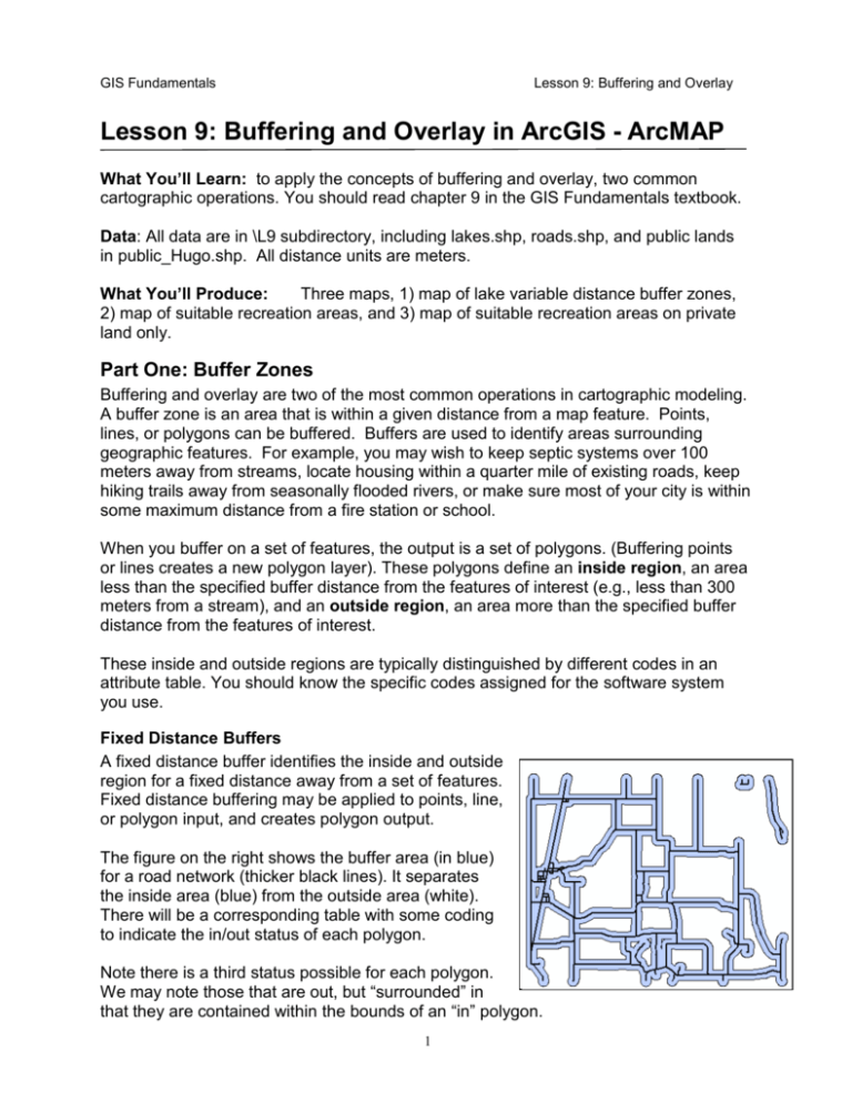 Buffering and overlay