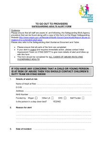 Safeguarding Children and Vulnerable Adults