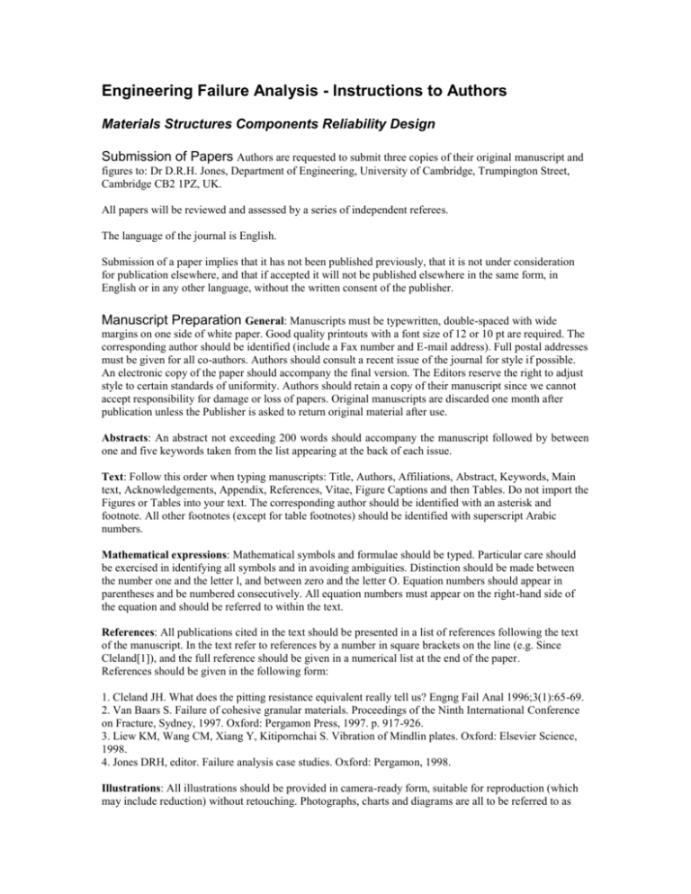 Engineering Failure Analysis