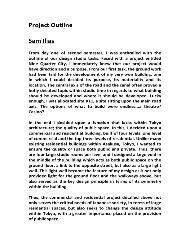 Project Outline