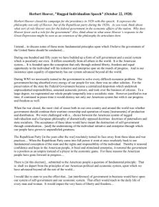 Rugged Individualism