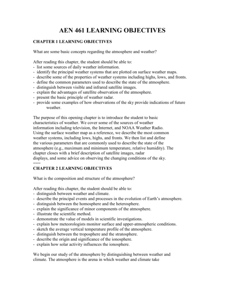 Course Objectives course-objectives