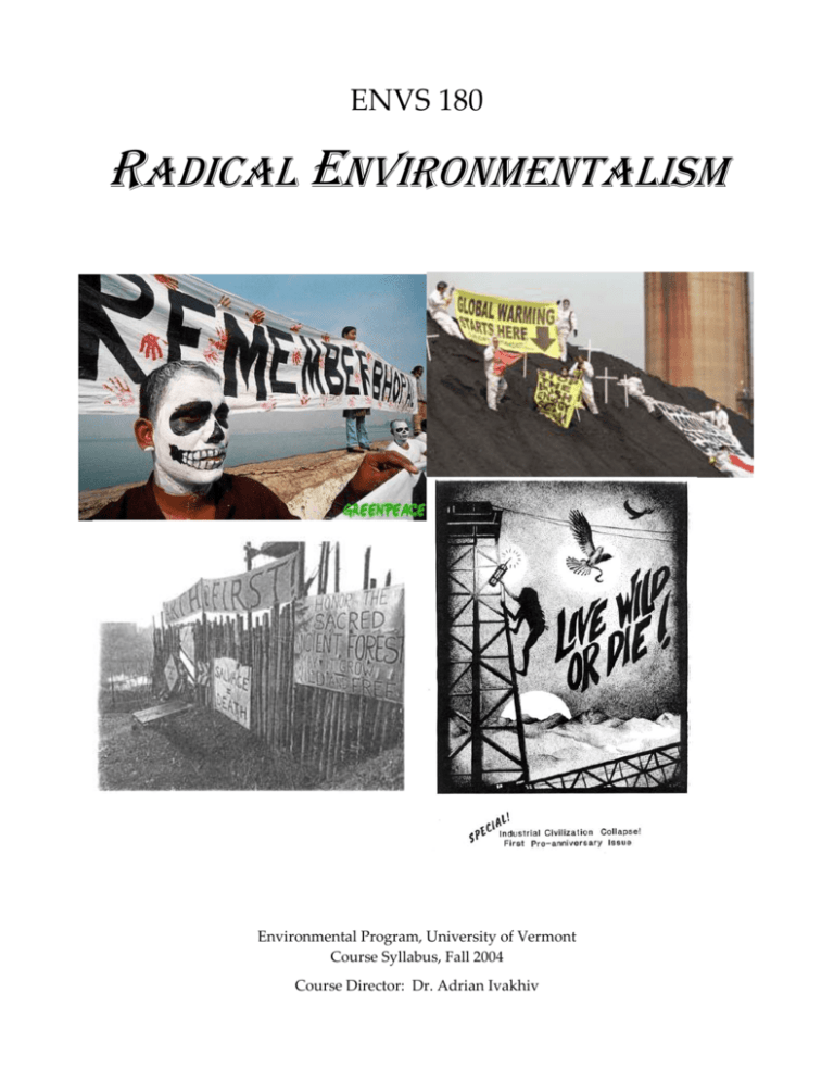 Radical Environmentalism