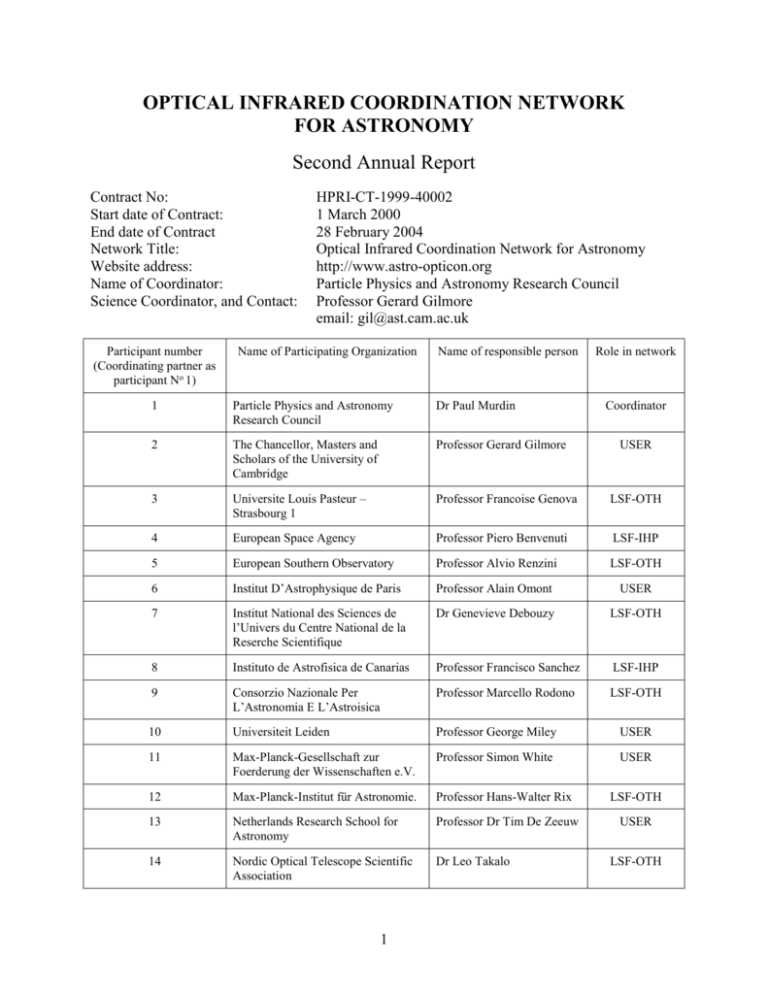 Second Annual Report