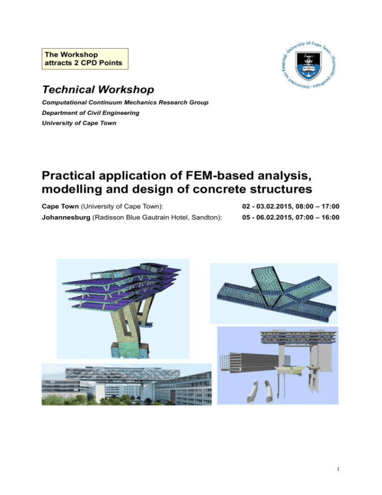 Technical Workshop - University of Cape Town