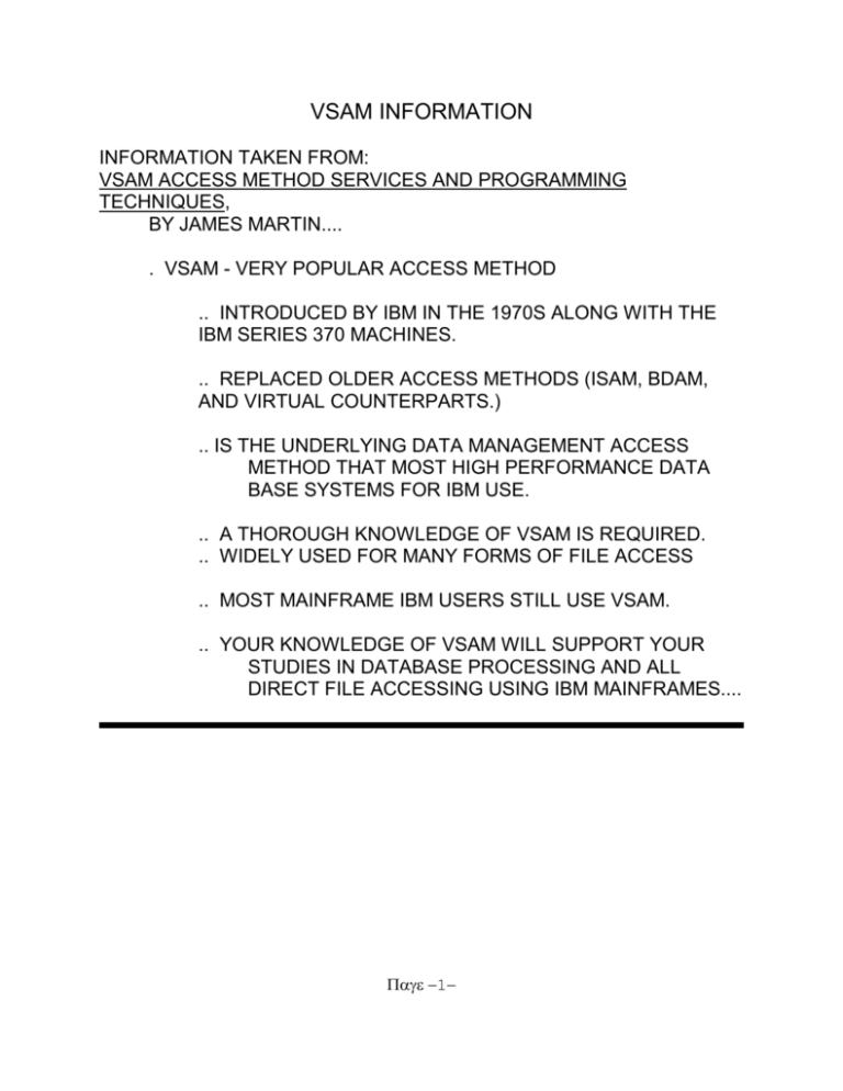 Vsam