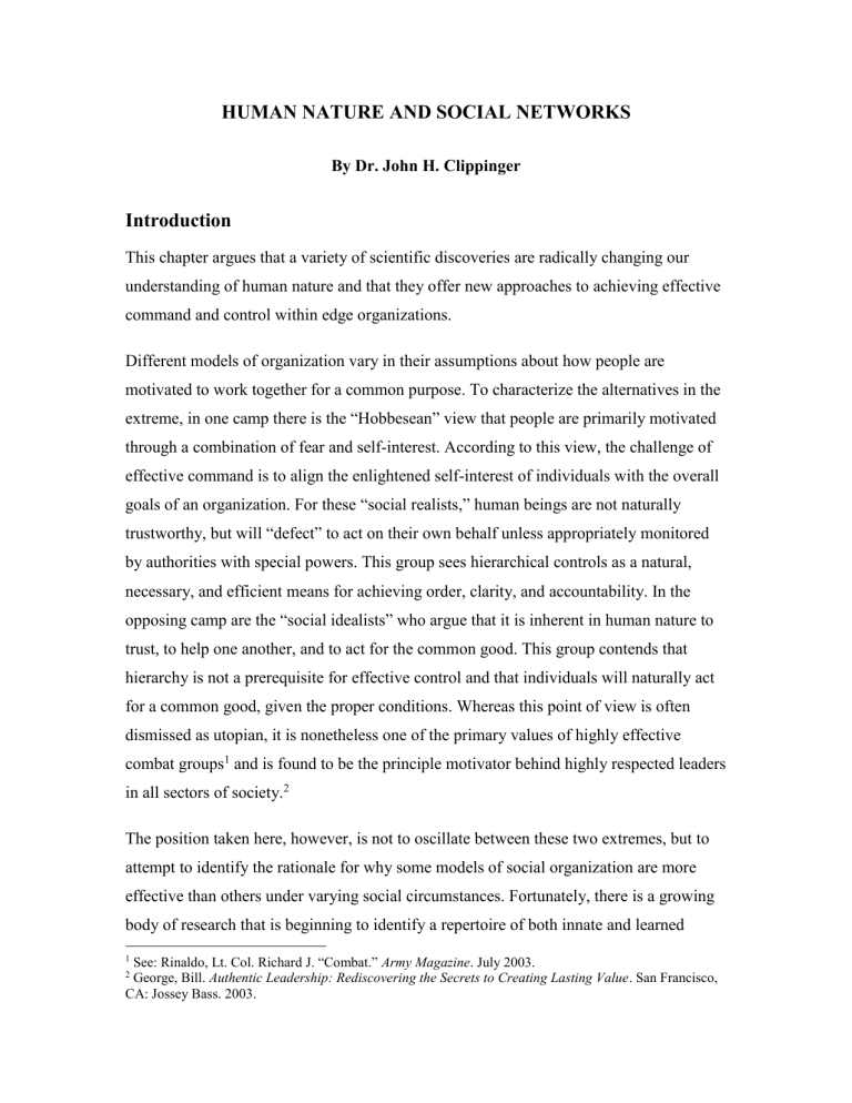 Chapter_Human_Nature - Command and Control Research Portal