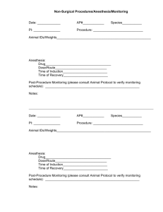 Anesthesia Post-PACU patient assessment