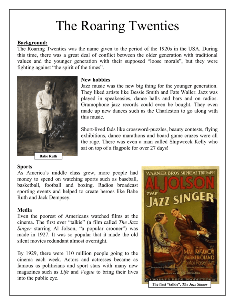 The Roaring Twenties