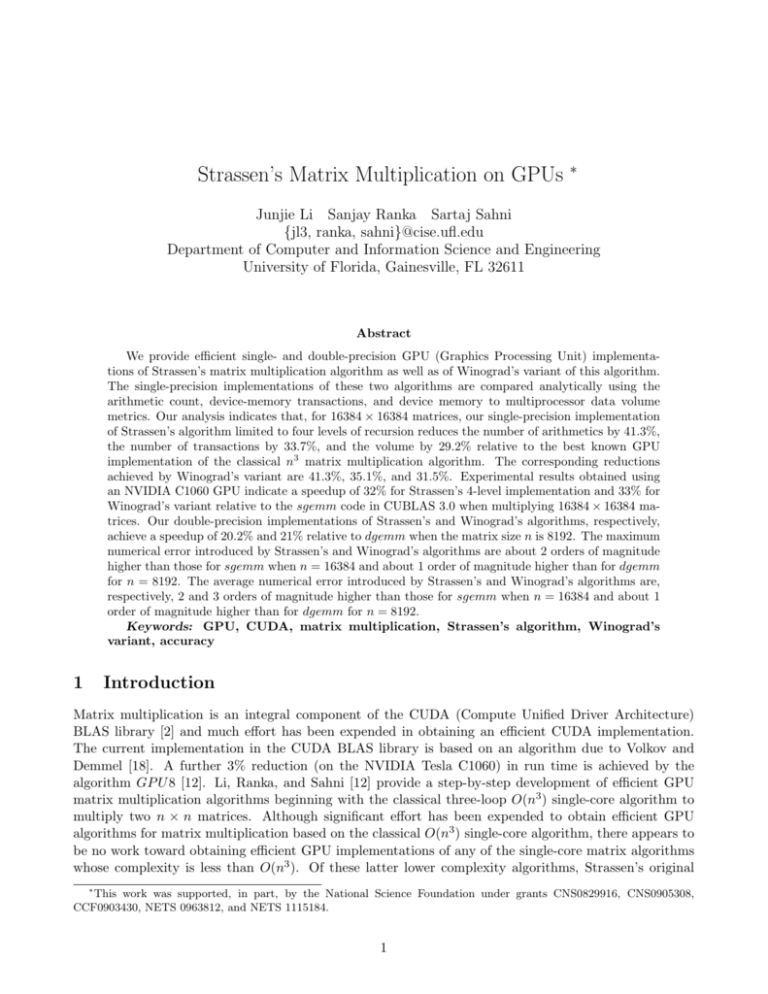 strassen-s-matrix-multiplication-on-gpus