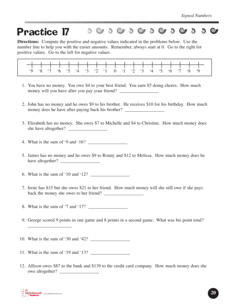 Practice Problems