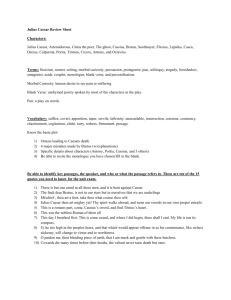 JuliusCaesarTeacherPacket