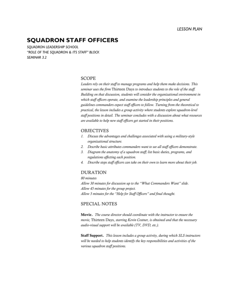 Lesson Plan - CAP Members