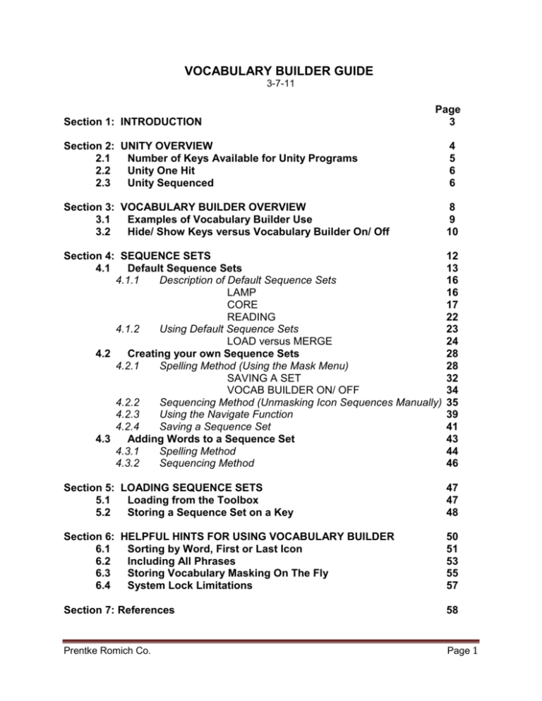 vocabulary builder guide