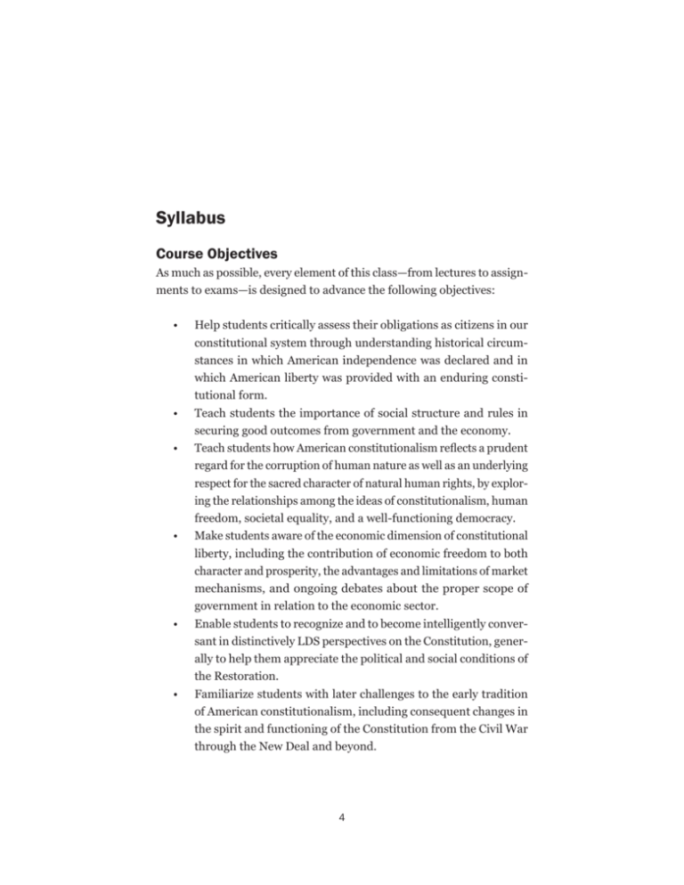 Syllabus - BYU Independent Study!