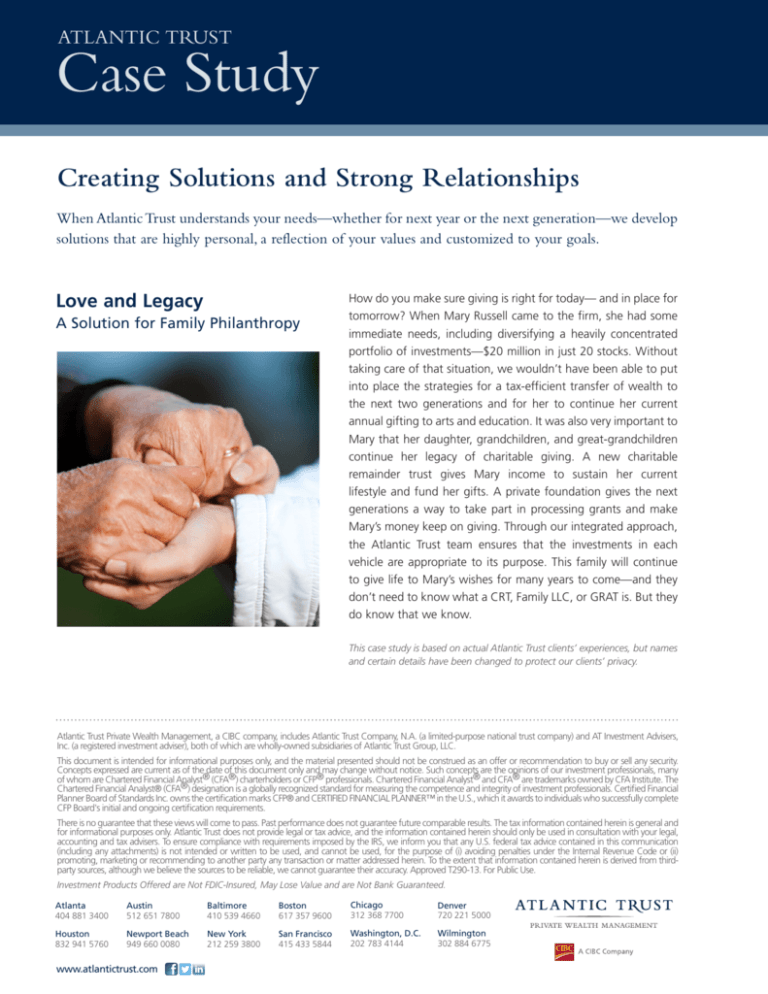 Case Study - Atlantic Trust