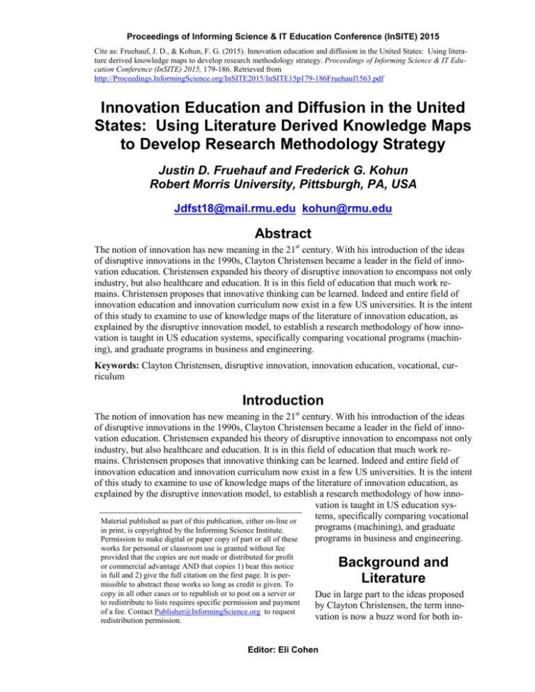 Innovation Education And Diffusion In The United States innovation-education-and-diffusion-in-the-united-states