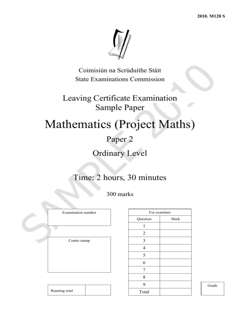 Mathematics Project Maths