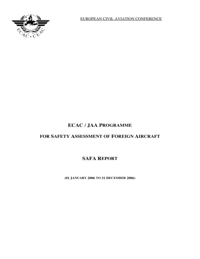 Safa Report 2006 - EASA