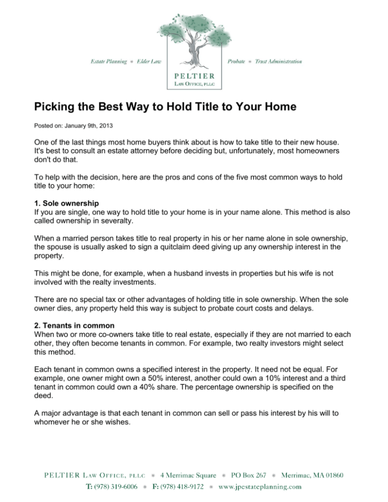 picking-the-best-way-to-hold-title-to-your-home