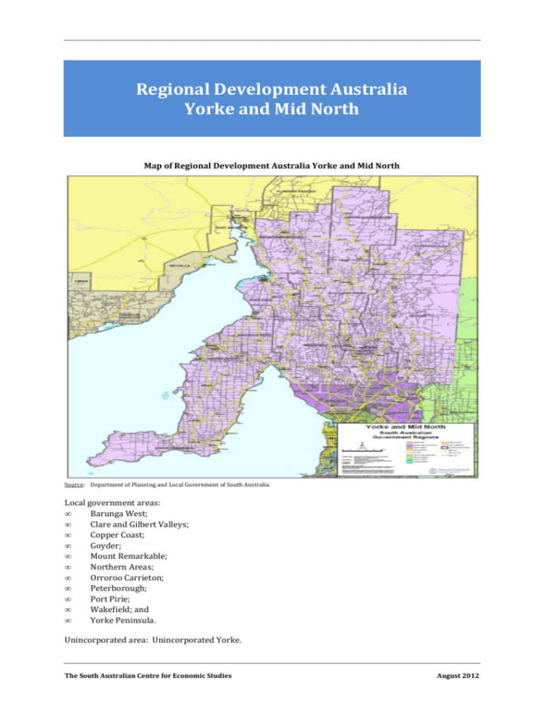 Regional Development Australia Yorke and Mid North