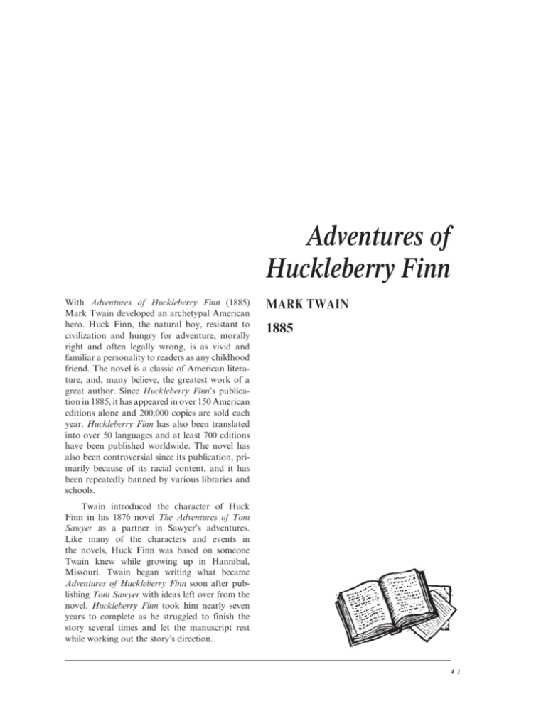 Adventures of Huckleberry Finn