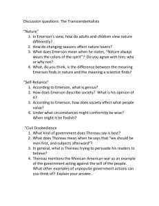 Transcendentalist Poem