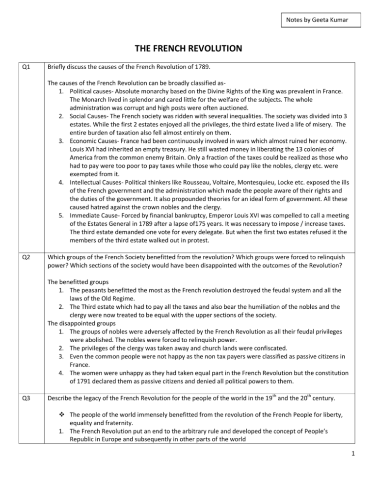 the french revolution