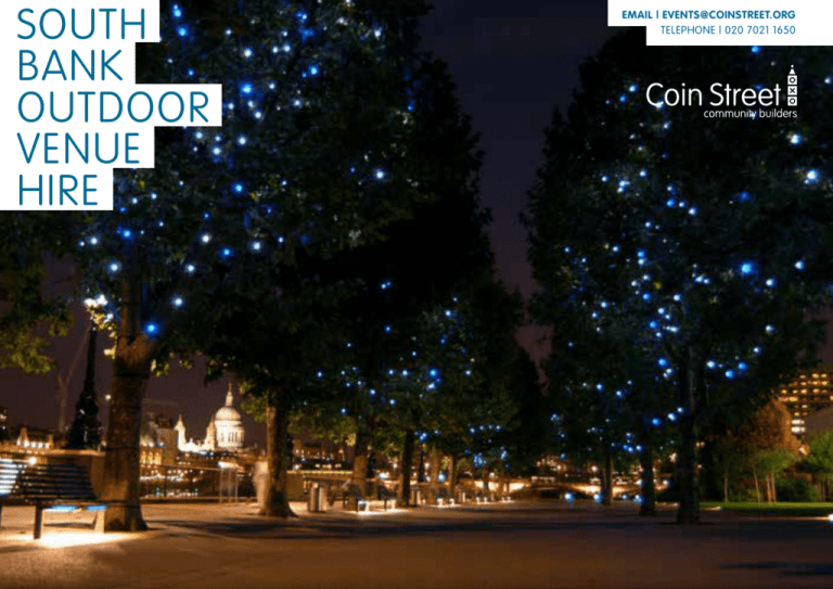 our brochure - Coin Street Community Builders