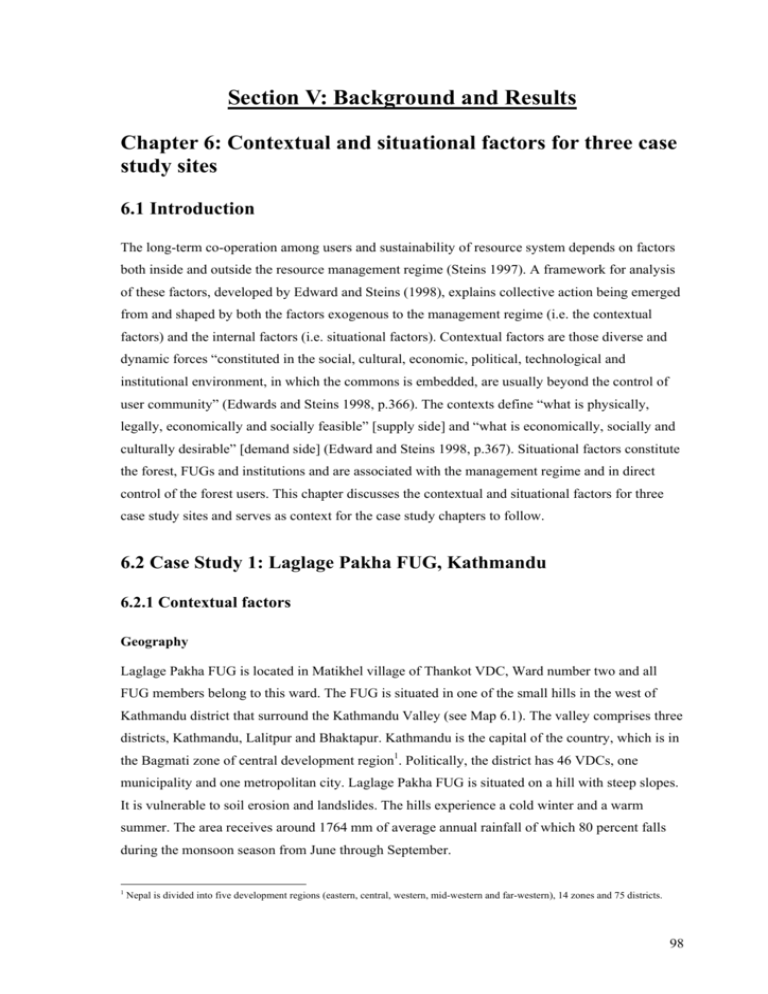 Section V: Background and Results