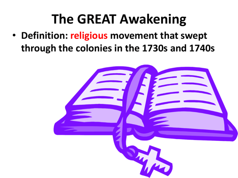 The GREAT Awakening