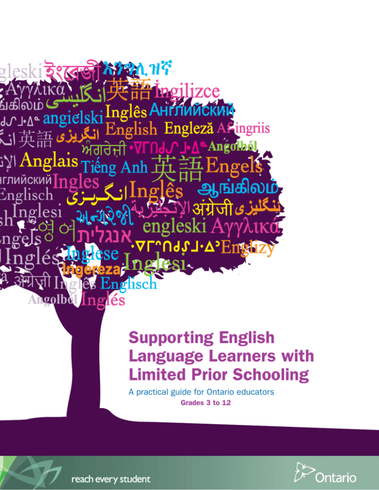 Supporting English Language Learners with Limited Prior