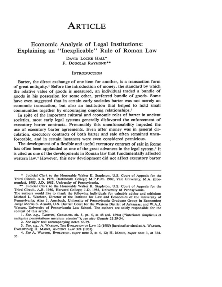 ARTICLE - Indiana Law Journal