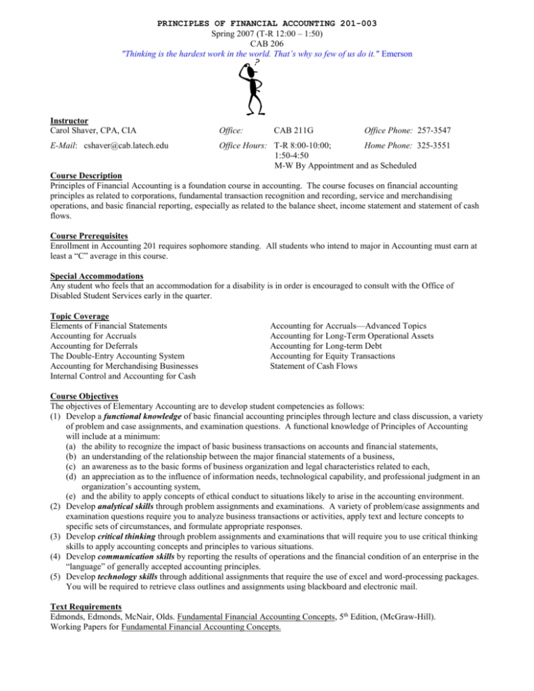 Accounting 201 Homework Assignment Schedule Accounting 201 Homework Assignment Schedule