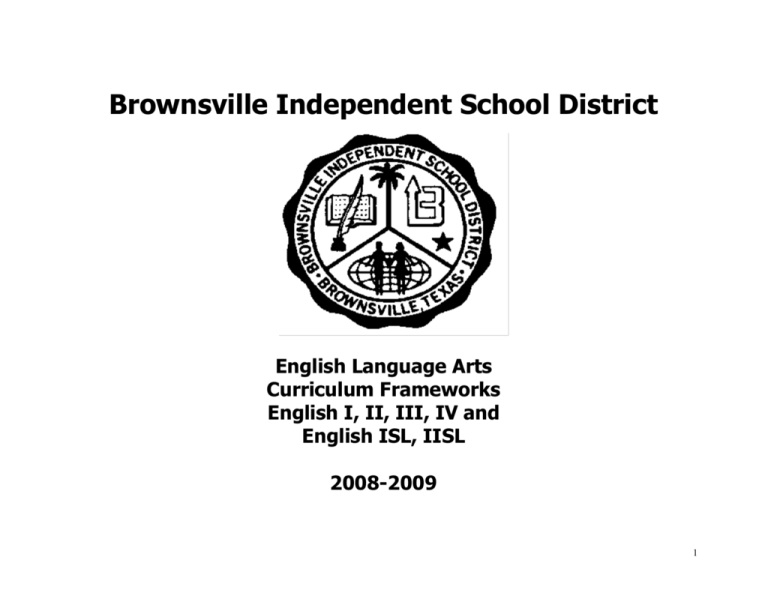Secondary Language Arts Curriculum Secondary Language Arts Curriculum
