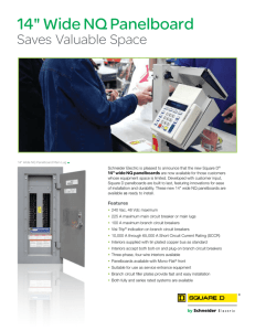 Panelboards Marking and Application Guide