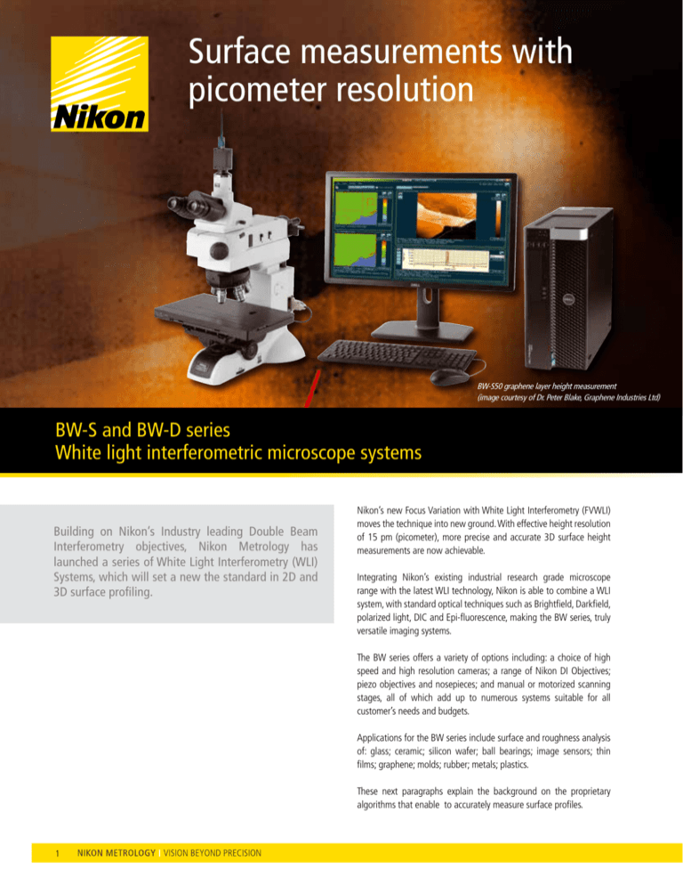 Surface measurements with picometer resolution