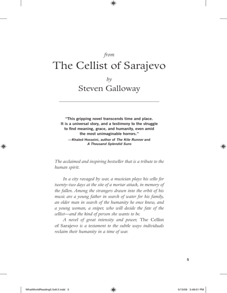 The Cellist of Sarajevo